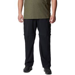 Columbia Herren Zip-off-Hose "Silver Ridge Utility Convertible Pant", schwarz, Gr. 40, Web, Obermaterial: 100% Polyester, Hosen, mit