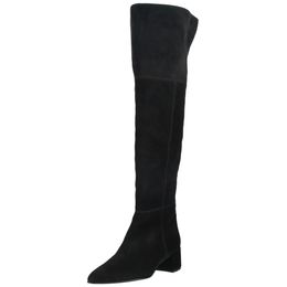 H&ouml;gl H&Ouml;GL Damen Overkneestiefel "H&ouml;gl Stiefel Veloursleder", Gr. 39schwarz, Veloursleder, Schuhe