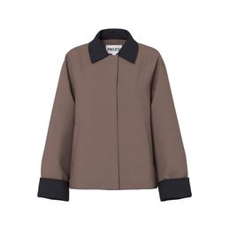 Pieces Leichte Jacke in Coffee Quartz | Gr.: M