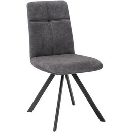 massivline&more Esszimmerstuhl &raquo;SK Kota 56&laquo; () 1 Stk. Polyester B/H/T: 47cm x 92cm x 43cm, 1 Stk., Samtoptik Samtoptik