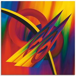 Artland Glasbild &raquo;Modern Bunt&laquo; Muster 1 Stk. tlg. in verschiedenen Gr&ouml;&szlig;en bunt B/H/T: 20cm x 20cm, Glasbild Muster quadratisch, 1 Stk.