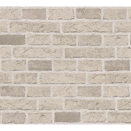 A.S. Cr&eacute;ation Papiertapete &raquo;Il Decoro in Backstein Optik&laquo; Motiv abstrakt gemustert gepr&auml;gt Tapete Stein Tapeten Wohnzimmer Schlafzimmer K&uuml;che modern Design Optik 