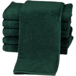 Ross Gaestehandtuecher &raquo;Sensual 9000&laquo; mit Aloe-Vera-&Ouml;l veredelt gr&uuml;n Frottier, Obermaterial: 100% Baumwolle B/L: 30cmx50cm, 6 Stk., Frottier