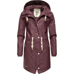Navahoo Damen Regenjacke "Tropical Stormoo", rot, Gr. S, Obermaterial: 70% Polyester, 30% Polyurethan. Innenfutter: 100% Polyester. &Auml;rmelfutter: 100%