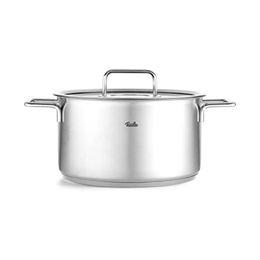 Fissler Kochtopf &raquo; Pure Collection&laquo; 1 Stk. tlg. Edelstahl 18/10 silber 5,7 l + &Oslash; 24cm + H&ouml;he 18cm