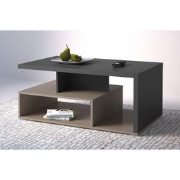 Home Affaire Couchtisch &raquo;Serio&laquo; Breite 100 cm braun B/H/T: 100cm x 45cm x 60cm, congo/antrazit