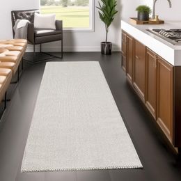 Ayyildiz Teppiche Teppich &raquo;LOOM 4300 , auch als L&auml;ufer und in Rund&laquo; rechteckig 7 mm H&ouml;he Kurzflor, grobe Schlingen Struktur, pflegeleicht, strapazierf&auml;hig beige 