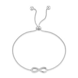 Engelsrufer Damen Silberarmband &raquo;Little magic Engelsrufer INFINITY&laquo; mit Zirkonia (synth.) silber 22cm, Silber 925 (Sterlingsilber)
