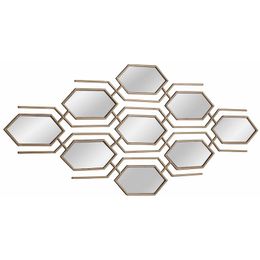 HOFMANN LIVING AND MORE Dekospiegel Wandspiegel, Wanddeko gold B/H/T: 45cm x 108cm x 2cm