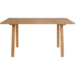 OTTO products Esstisch &raquo;Alessja&laquo; Breite 130 oder 150 cm, Eiche Massivholz mit veganem Bio-&Ouml;l behandelt braun B/H/T: 130cm x 75cm x 90cm