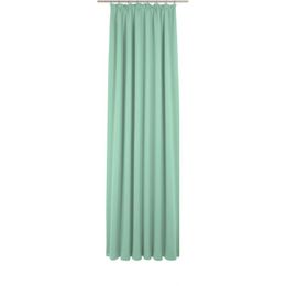 WIRTH Vorhang &raquo;Newbury&laquo; Kr&auml;uselband 1 Stk. tlg. nach Ma&szlig; gr&uuml;n Baumwolle, Polyester 255cm, Kr&auml;uselband, 130cm