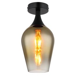 Globo LIGHTING Deckenleuchte &raquo;LAVUS&laquo; E27 1 Stk. Deckenlampe/Wohnzimmer/Flur/modern &Oslash; 15cm H: 33cm, 1 Stk.