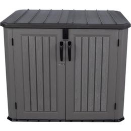 50NRTH M&uuml;lltonnenbox &raquo;Phil&laquo; BxTxH: 146x94x128 cm, f&uuml;r 2 M&uuml;lltonnen &aacute; 240 l grau Kunststoff Einheitsgr&ouml;&szlig;e