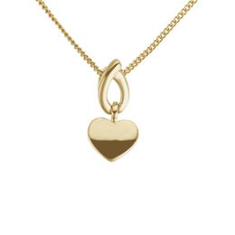 Firetti Herzanh&auml;nger &raquo;Schmuck Geschenk Gold 333 Halsschmuck Anh&auml;nger Herz gl&auml;nzend&laquo; gold Gelbgold 333, 0,4 g
