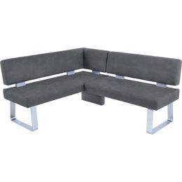 K+w Komfort & Wohnen K+W Komfort & Wohnen Eckbank &raquo;Santos II Esszimmerbank&laquo; gepolstert, Eckbank, wahlweise langer Schenkel 180cm rechts oder links blau 100% Polyester B/H/