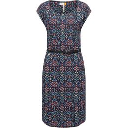 Ragwear Kleid 'Lilithe Ikat' Damen Gr&ouml;&szlig;e 40 dunkelblau / pink Sommerkleid
