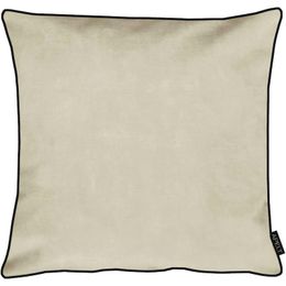 Apelt Dekokissen &raquo;Ruby&laquo; Kissenh&uuml;lle ohne F&uuml;llung, 1 St&uuml;ck beige Polyester B/L: 46cm x 46cm, 1 Stk.
