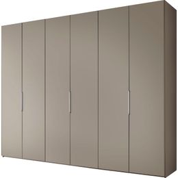 STAUD Dreht&uuml;renschrank &raquo;Extenso, edles Design in hochwertiger Qualit&auml;t, Made in Germany&laquo; Holzwerkstoff Sand Dekor, B/H/T: 298cm x 222cm x 63cm, T&uuml;ren: