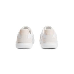 Tommy Hilfiger Damen Sneaker "TH LIGHT RUNNER", Gr. 36wei&szlig;, Leder, Lederimitat, Textil, Veloursleder, Schuhe, Halbschuh, Schn&uuml;rer mit Logoschriftzug