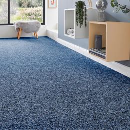 ANDIAMO Teppichboden &raquo;Matz, Schlinge, Gesamth&ouml;he 6 mm, Luxusklasse LC1&laquo; rechteckig meliert, Breite 400 cm oder 500 cm, strapazierf&auml;hig & pflegeleicht blau 