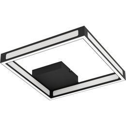 Eglo Deckenleuchte &raquo;ALTAFLOR&laquo; LED-Modul 1 Stk. Warmwei&szlig; Deckenleuchte aus Stahl - 2,8W - Warmwei&szlig; schwarz H: 7cm, 1 Stk.
