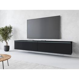 Home Affaire Lowboard &raquo;LOWBOARD VERA, wahlweise mit oder ohne Beleuchtung&laquo; Modernes griffloses TV-Board, 180 cm TV-Schrank, stehend und h&auml;ngend 
