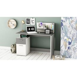 Demeyere Group Schreibtisch &raquo;Platon&laquo; Schreibtisch mit funktionaler Ausstattung wei&szlig; B/H/T: 121,5cm x 109cm x 55cm