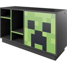 Phoenix Lowboard &raquo;Minecraft Creeper Lowboard&laquo; inkl Beleuchtung Holzwerkstoff B/H/T: 108cm x 61cm x 37cm, Kiefer Tanne, 1 Stk.