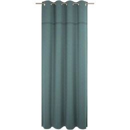 WIRTH Vorhang &raquo;Wiessee&laquo; &Ouml;sen 1 Stk. tlg. nach Ma&szlig; gr&uuml;n Baumwolle, Leinen, Modal 335cm, &Ouml;sen, 150cm