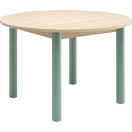 Tom Tailor HOME Esstisch &raquo;COLOR TABLE&laquo; 1 Stk. tlg. Esstisch, 4-Fu&szlig;, 3 Gr&ouml;&szlig;en, 3 Dekorfarben, 4 Fu&szlig;farben, ABS-Kante gr&uuml;n B/H/T: 120cm x 76cm x 120cm