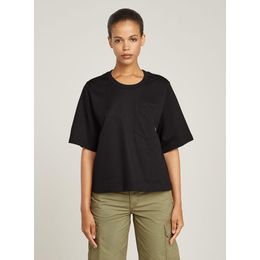 G-Star Raw G-STAR Damen T-Shirt "Pocket Top", schwarz, Gr. XXS, Obermaterial: 100% Baumwolle, Shirts