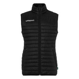 Uhlsport Damen Funktionsjacke "Weste Essential Ultra Lite Vest Women", schwarz, Gr. XXL, Obermaterial: 100% Polyester Pol. recyc.., Jacken