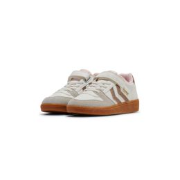 Hummel M&auml;dchen Sneaker "HANDBALL PERFEKT SP JR", Gr. 29, beige, Synthetik, Schuhe, leichtes PU-Obermaterial, elastische Schn&uuml;rsenkel
