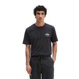 Marc O'Polo MARC O'POLO Herren T-Shirt "mit sommerlichem R&uuml;ckenprint", schwarz, Gr. S, unifarben, Obermaterial: 100% Baumwolle, Shirts