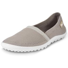 Leguano Damen Barfu&szlig;schuh "FLAIR", Gr. 36, beige, Textil, Schuhe, Ballerina, Slipper, Bequemschuh, der das taktile Empfinden verst&auml;rkt