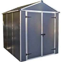 Ger&auml;tehaus &raquo;Rubicon Ger&auml;tehaus 6x8&laquo; grau Aluminium, Polycarbonat (PC) Einheitsgr&ouml;&szlig;e