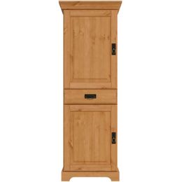 OTTO home Vorratsschrank &raquo;R&uuml;gen&laquo; Breite 47 cm, Kiefer massiv, 2 T&uuml;ren, 1 Schubkasten beige Massivholz B/H/T: 54cm x 153,5cm x 60cm, Schubladen: 1 Stk.