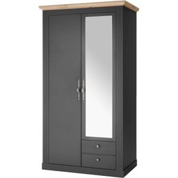 OTTO home Kleiderschrank &raquo;WESTMINSTER W&auml;scheschrank in 2 Farben, Landhausschrank Metallgriffe&laquo; Dreht&uuml;renschrank mit Spiegel, Schlafzimmerschrank, 109 