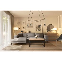 Home Affaire Ecksofa &raquo;Aurora, L-Form, mit extra breiter Recamiere, 324 x 170 cm (BxT)&laquo; Designsofa mit tollem Sitzkomfort, extra hohe Metallf&uuml;&szlig;e 