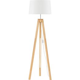 NOVA LUCE Stehlampe &raquo;LE ROY&laquo; E27 1 Stk. braun 1, &Oslash; 50cm H: 145cm, 1 Stk.