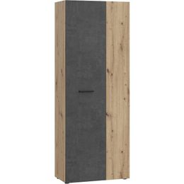 FORTE Mehrzweckschrank &raquo;NET306&laquo; Mehrzweckschrank, inklusive Einlegb&ouml;den, verschiedene Dekore braun Holzwerkstoff Artisan Eiche, B/H/T: 68,7cm x 