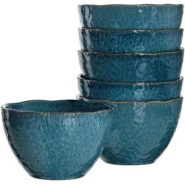 Leonardo Schale &raquo;MATERA&laquo; 6 Stk. aus Keramik &Oslash; 15,3 cm blau Keramik &Oslash; 15,3cm