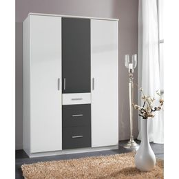 wimex Kleiderschrank &raquo;Joker&laquo; wahlweise mit Spiegel wei&szlig; B/H/T: 135cm x 199cm x 59cm, T&uuml;ren: 3 Stk. ohne Spiegel