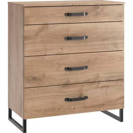 wimex Schubkastenkommode &raquo;Detroit by fresh to go&laquo; braun B/H/T: 81cm x 92cm x 41cm, 4 Stk.