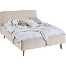 Meise M&ouml;bel meise.m&ouml;bel Polsterbett &raquo;Mattis&laquo; Topseller, wahlweise mit Bettkasten Liegefl&auml;che L&auml;nge B: 200cm x 140cm, Webstoff Ohne Bettkasten, H&ouml;he Bett: 105cm 
