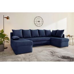 Jockenh&ouml;fer Wohnlandschaft &raquo;U-Form, B: 260 cm&laquo; mit Schlaffunktion & Bettkasten Korpus: 100% Polyester;Kissen: 100% Polyester B/H/T: 260cm x 85cm, Luxus-Microfaser