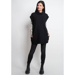 Seidel Moden Damen Pullunder, schwarz, Basic, Gr. 46, unifarben, Single Jersey, Obermaterial: 100% Polyester, Pullover, MADE IN GERMANY