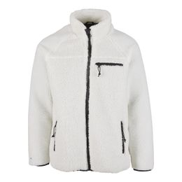 Brandit Herren Allwetterjacke "Brandit Herren Teddyfleece Jacket", wei&szlig;, Gr. 5XL, mehrfarbig, 100% Polyester, Jacken