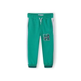 MINOTI Pants boy size 110/116 Navy / Light grey / Emerald
