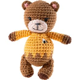 Heunec Kuscheltier &raquo;Crochi, H&auml;kel-Freund B&auml;r&laquo; braun Einheitsgr&ouml;&szlig;e Kuscheltier